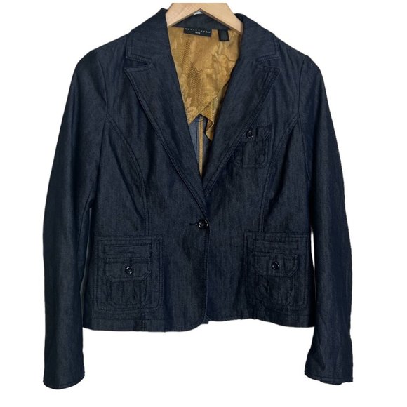 Apostrophe | Jackets & Coats | Apostrophe Tailored Denim One Button ...